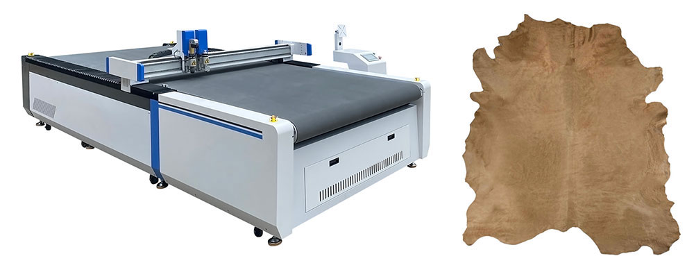 Genuine Natural Leather Oscillating Knife CNC Cutting Machine - China ...